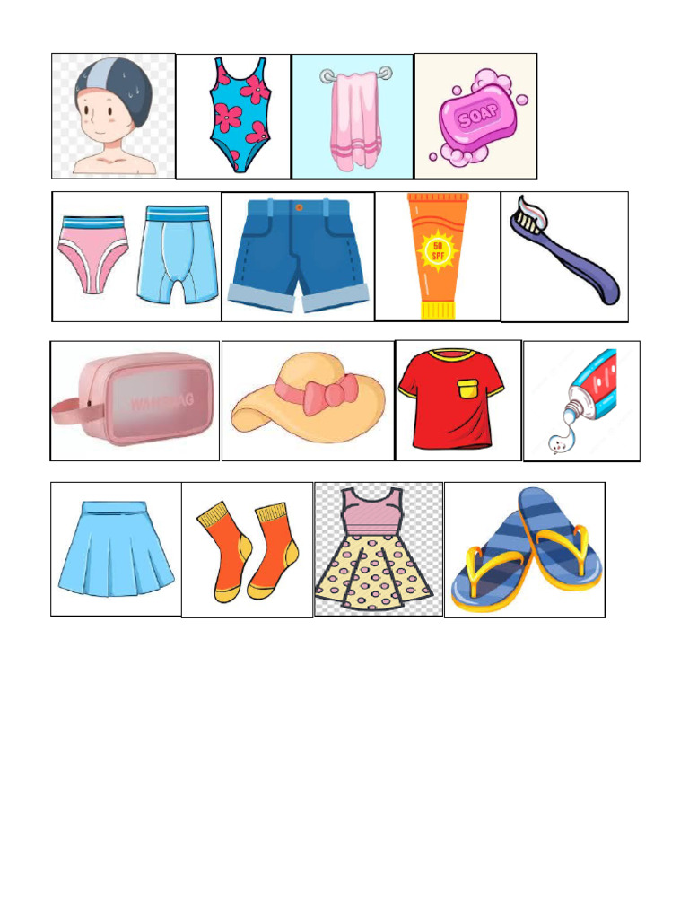 Vocabulario de Ropa y Accesorios Frances | PDF