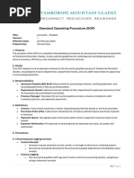 Standard Operating Procedure (SOP) For Invoice and Payment Verification ...
