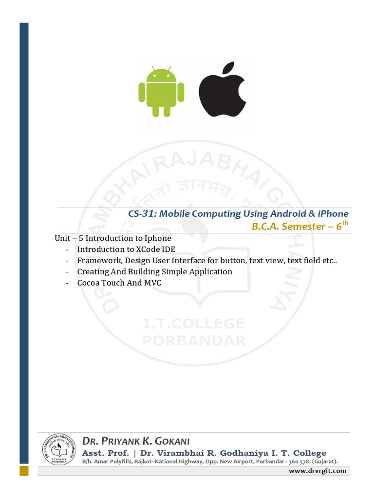 iPhone App Development with Xcode Guide | PDF | Ios | Xcode