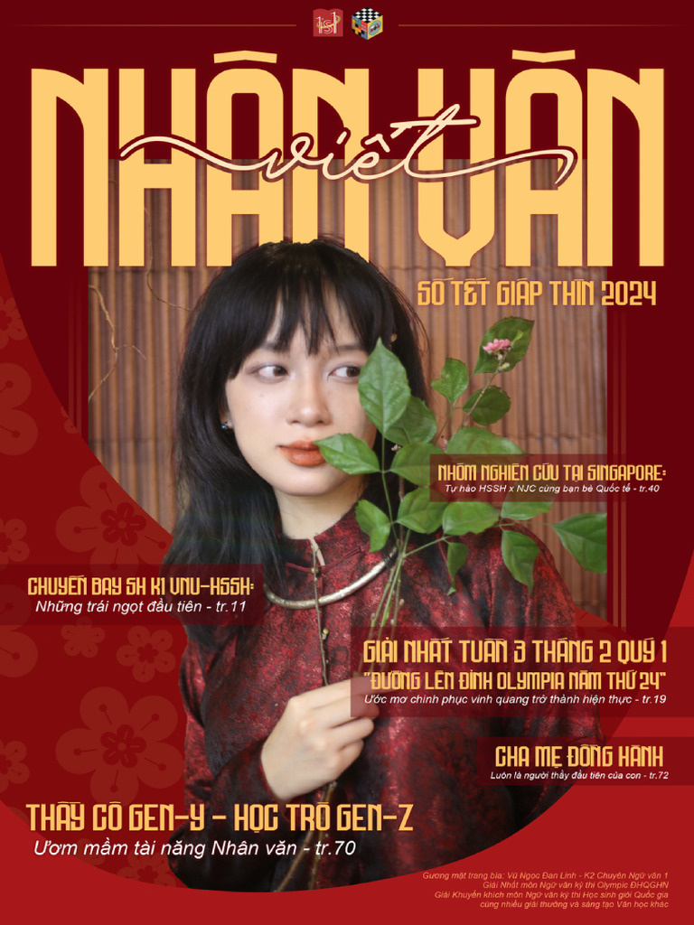 Thpt Chuyên Khxh&Nv - Tập San Nhân Văn Viết 2024 | PDF