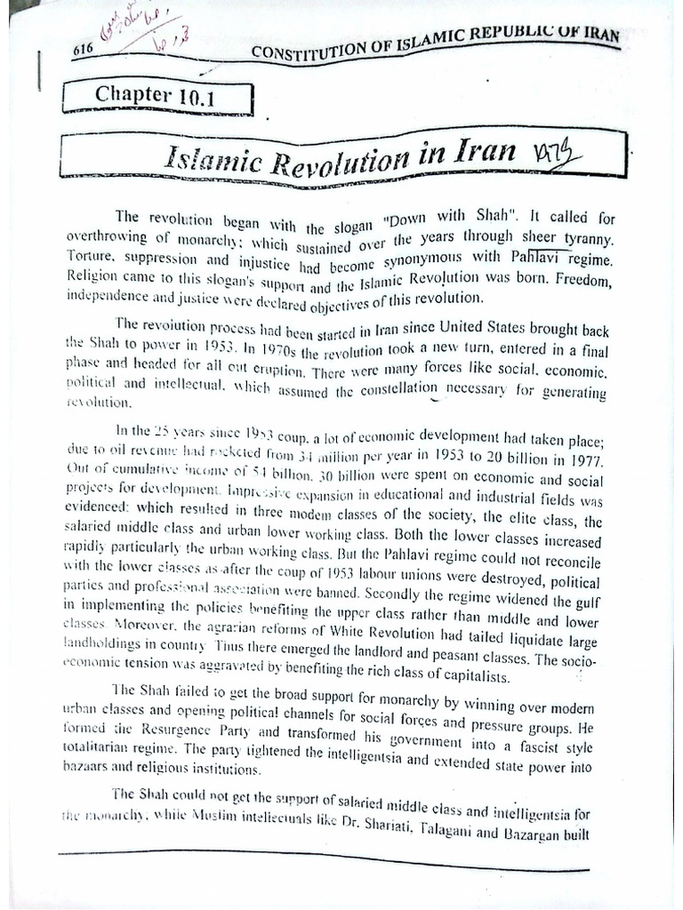 Islamic Revolution in Iran | PDF