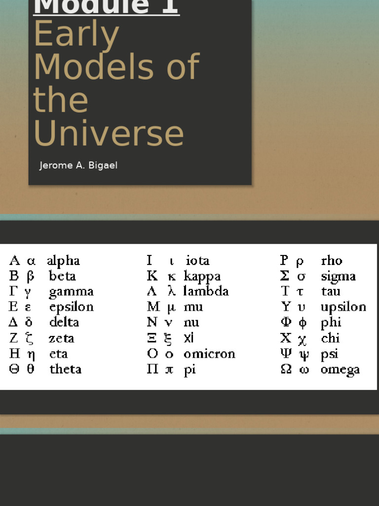 1 Early Model of The Universe | PDF | Tycho Brahe | Heliocentrism