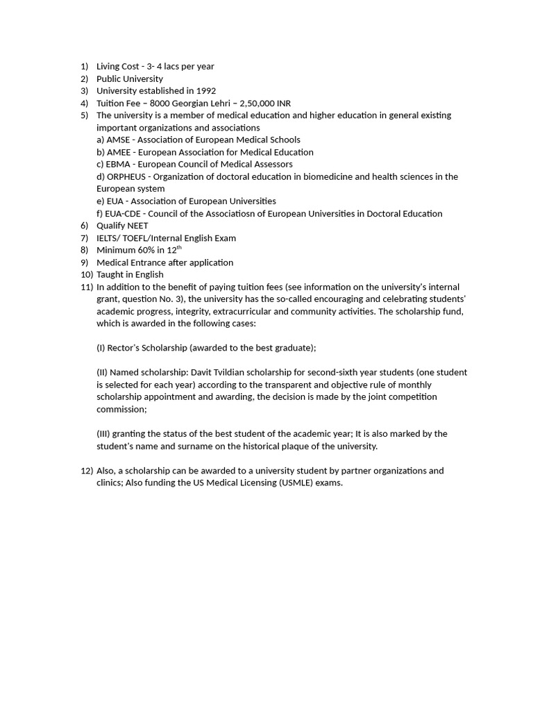 Georgia - DTMU | PDF