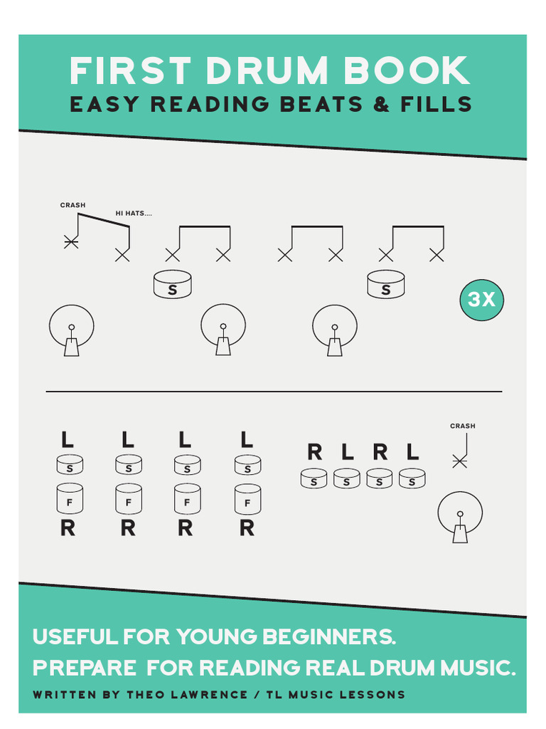 เปิด eBook - Just the Exercises - First Drum Book - Easy Reading Beats and Fills 3 | PDF ...
