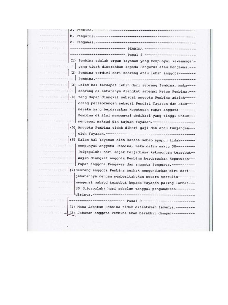 Akte Notaris Yayasan | PDF