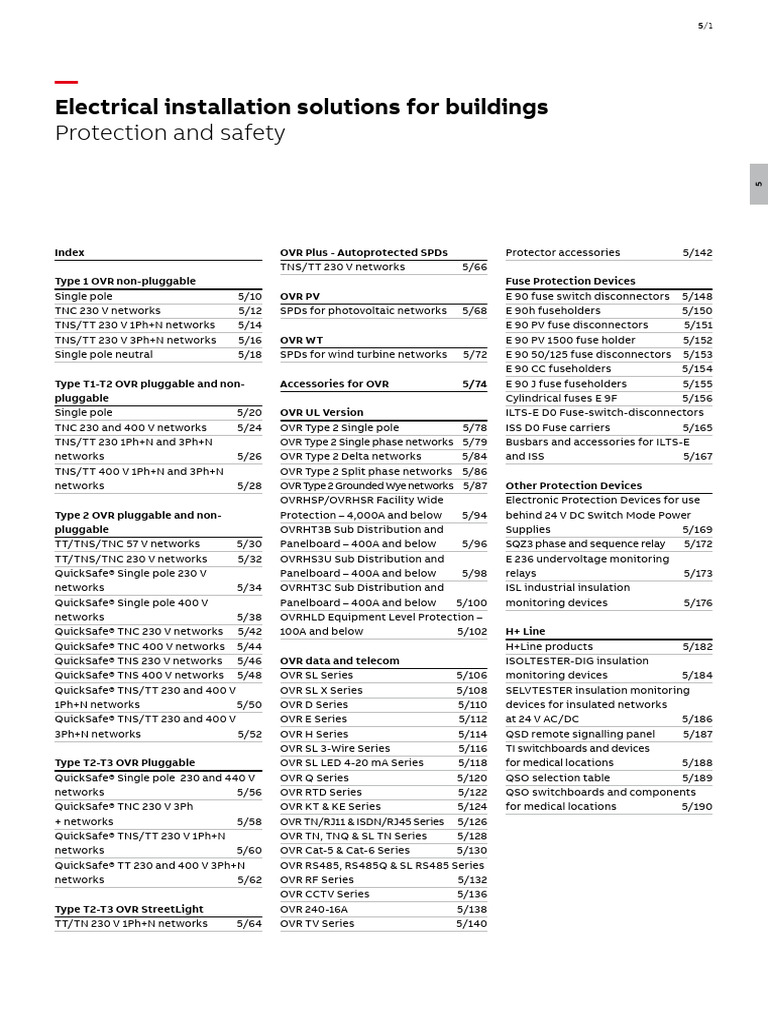 Catalog Abb Protection Safety en | PDF | Alternating Current | Fuse ...