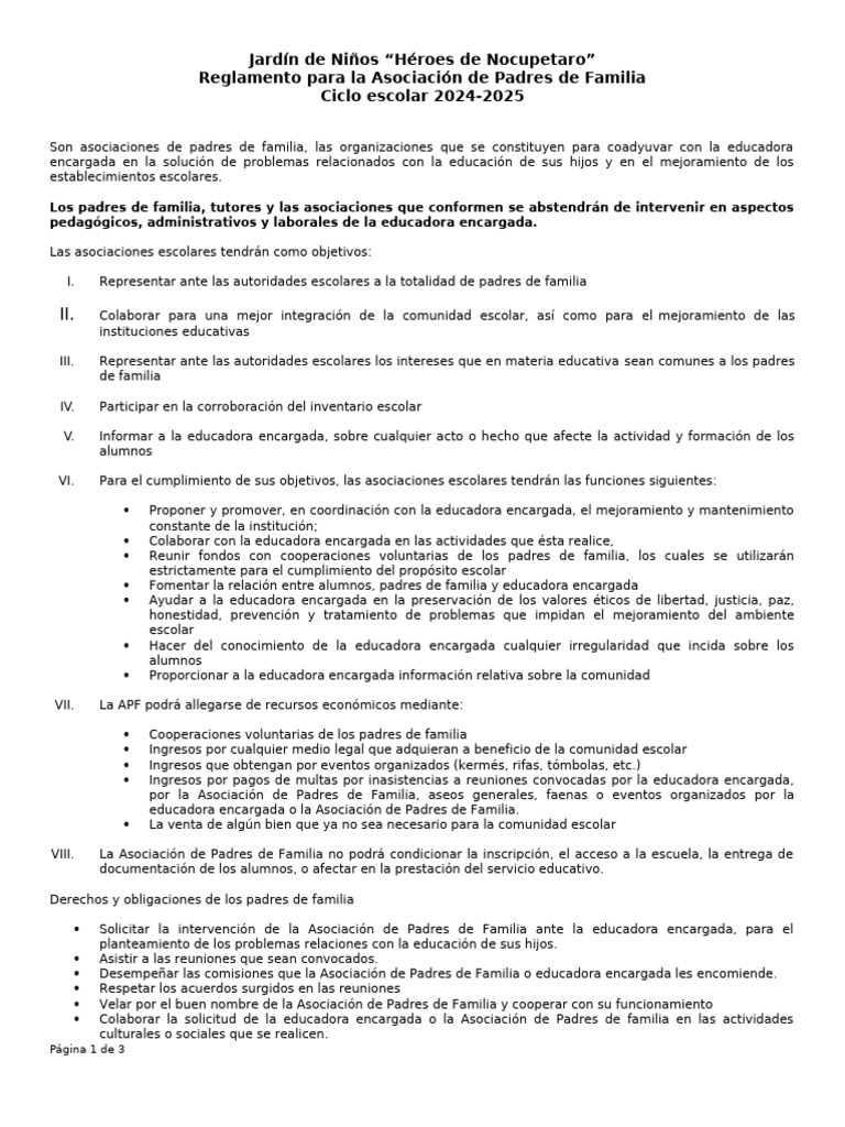 Reglamento APF | PDF