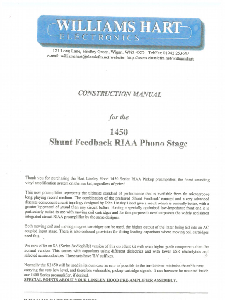 JLH Phono Preamp PDF 6 | PDF