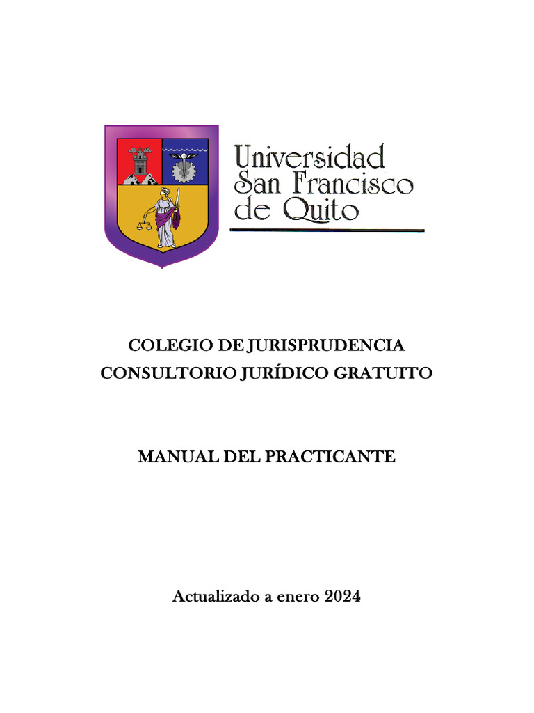 Manual del Practicante en Consultorio Jurídico | PDF | Abogado | Caso ...