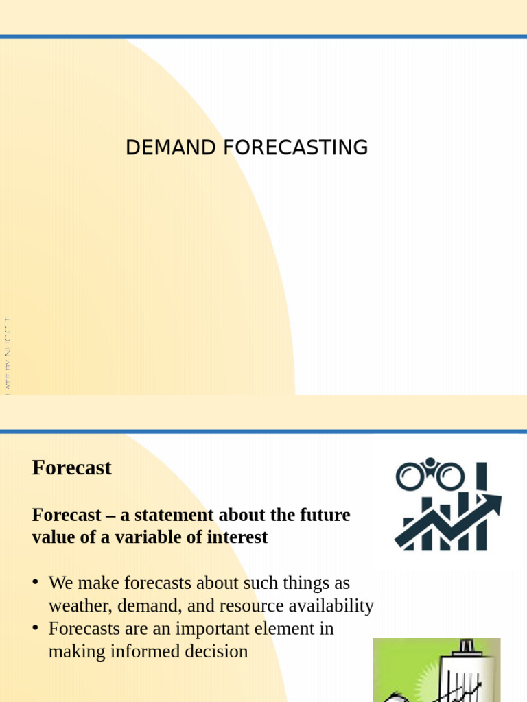 04 Demand Forecasting FLEX (Abridged) For Sharing | PDF | Forecasting | Moving Average