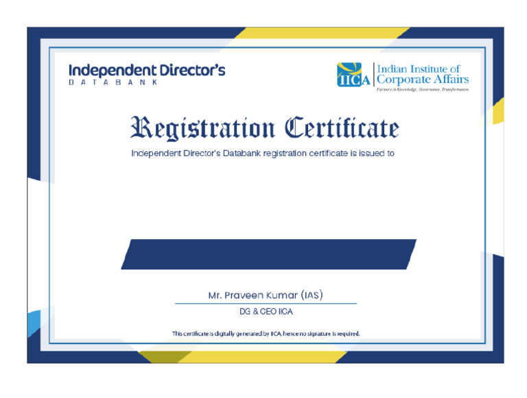 IDDB NR 202310 0522021742201726 - Registration - Certificate | PDF