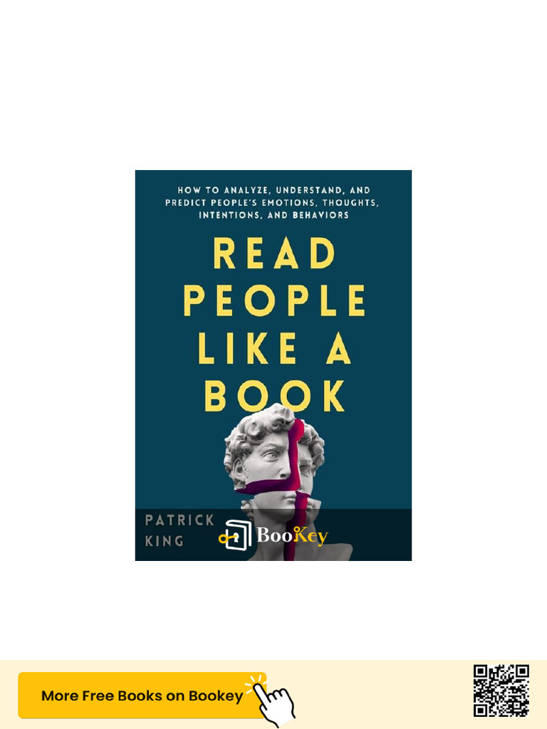 Read People Like A Book Pdf Copy Pdf Nonverbal Communication Motivational