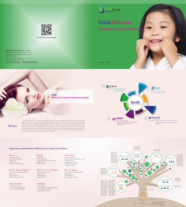 2021 SiCare Silicone Brochure | PDF | Silicone | Sunscreen