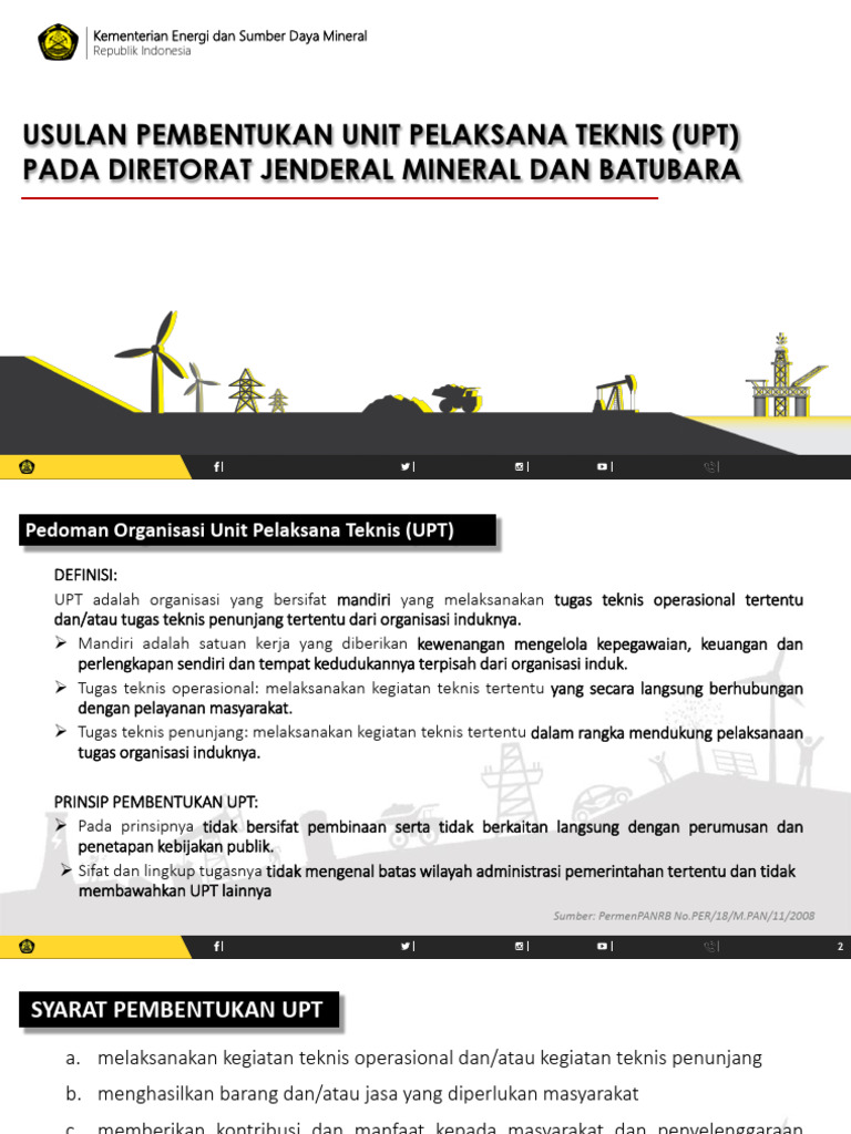 UPT Ditjend Minerba | PDF