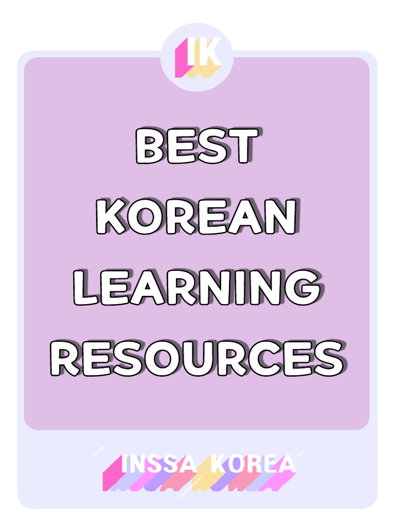 Best Korean Learning Resources | PDF
