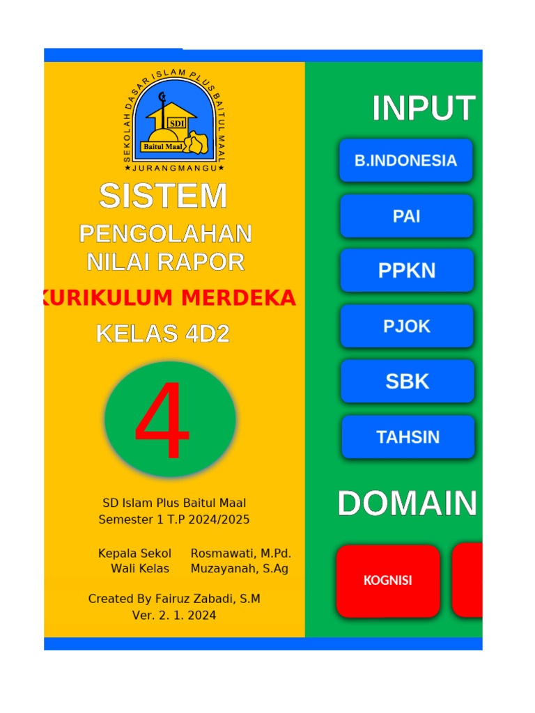 Rapot Kumer 4D2 Smt I TP 2024_2025 (TIK) | PDF