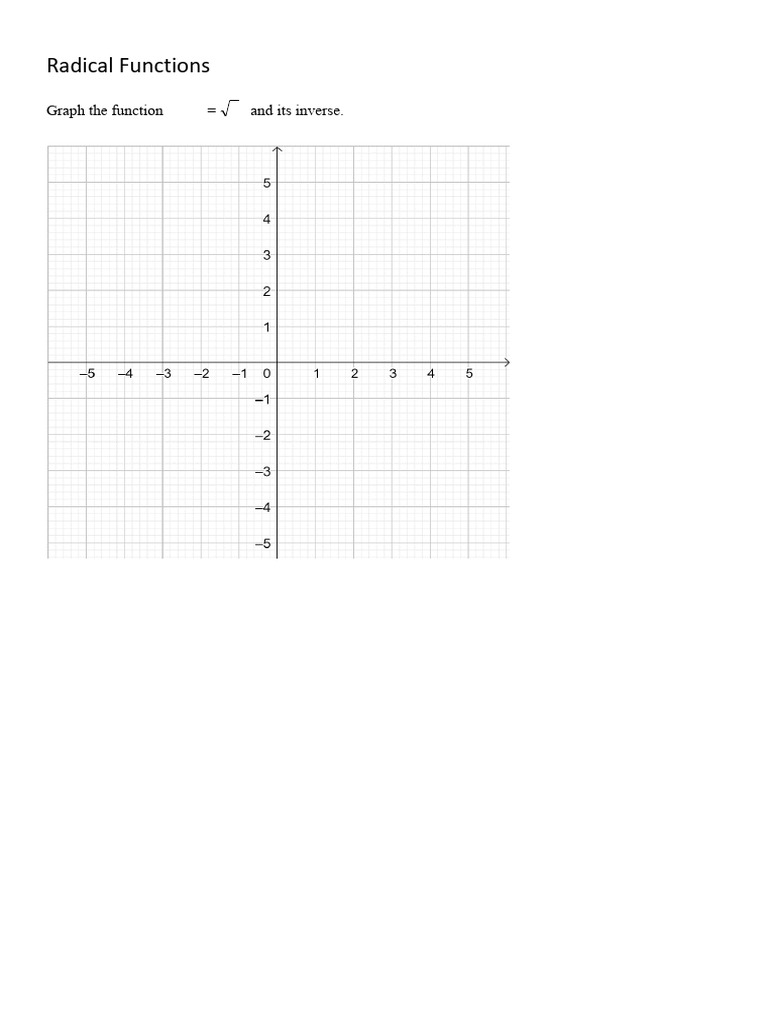 Radical Function | PDF