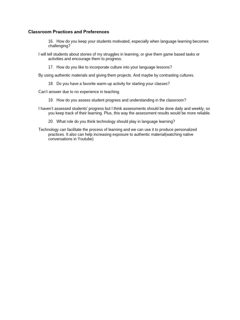 Answers To GTKY 4 Assignment (Pouya Hamzeh) | PDF