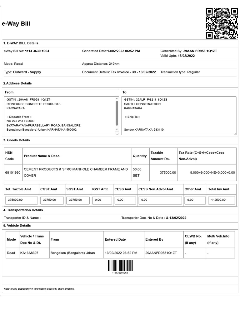 39 Reinforce Cement Oncrete | PDF | Taxation | Taxes
