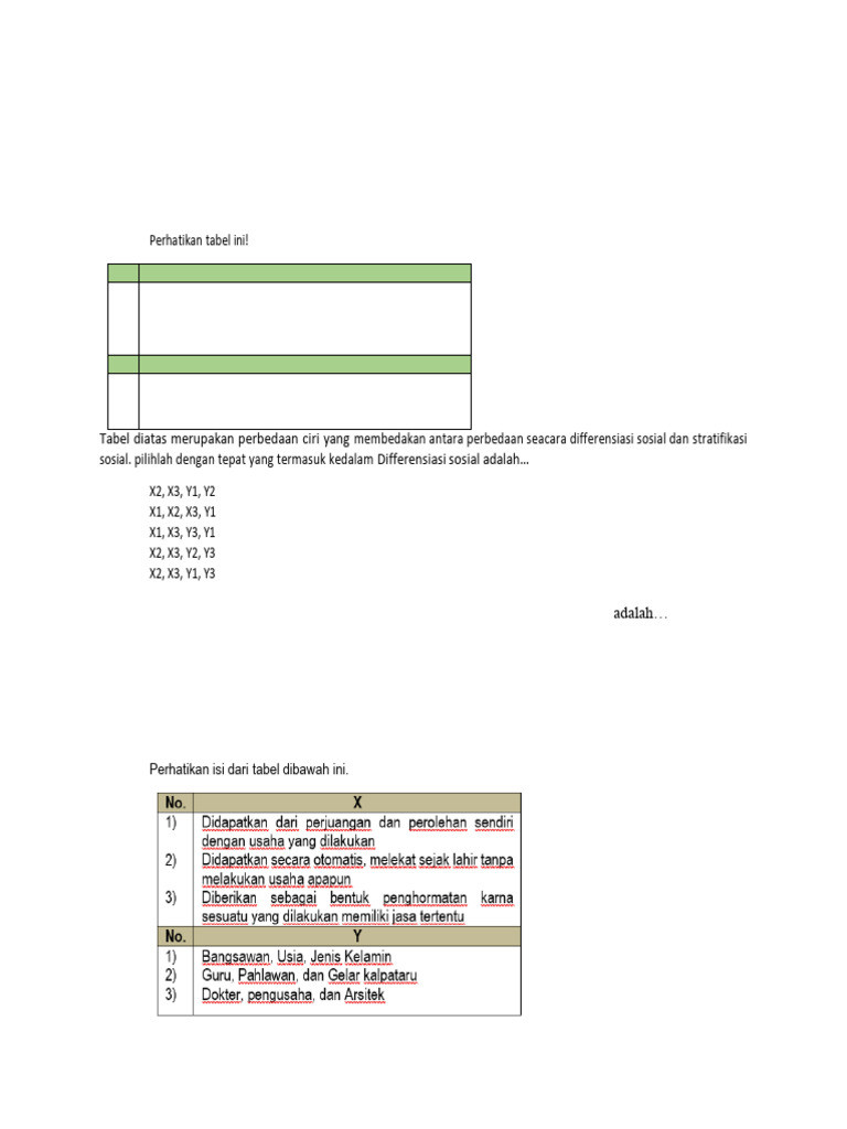 Latihan Soal Pat Kelas Xi | PDF