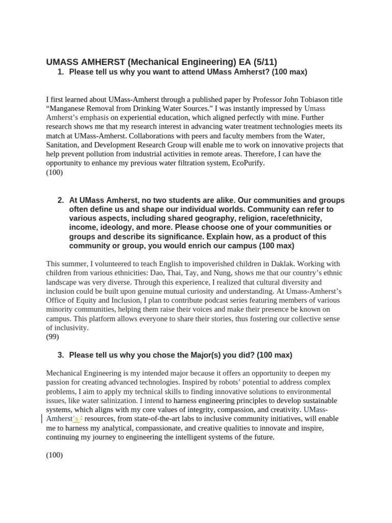 DBNhuan - UMASS AMHERST - FINAL | PDF