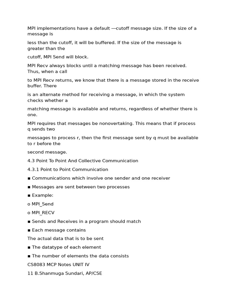 Mpi Implementations Have A Default Pdf Message Passing Interface