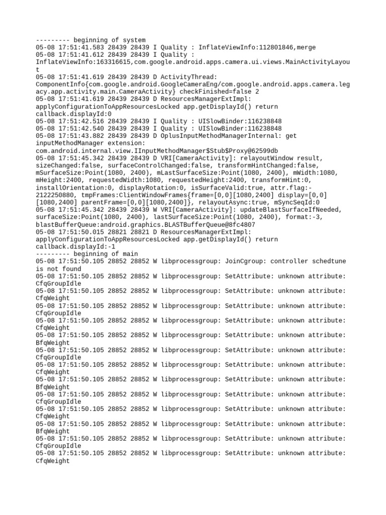 Logcat 1746706910084 | PDF | Computing | Computer Engineering