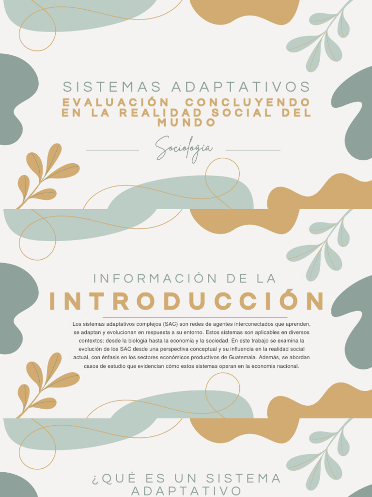 Sistemas Adaptativos - 20250601 - 114425 - 0000 | PDF | Sociedad ...