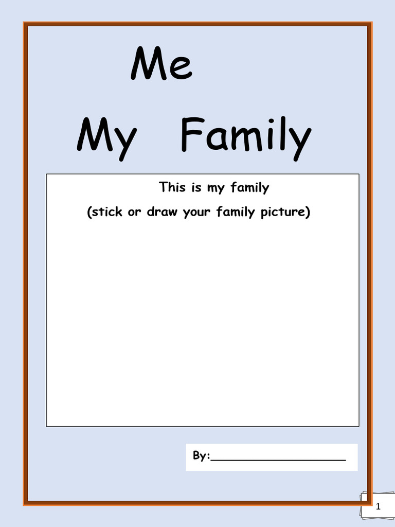 Me N My Family - Booklet | PDF
