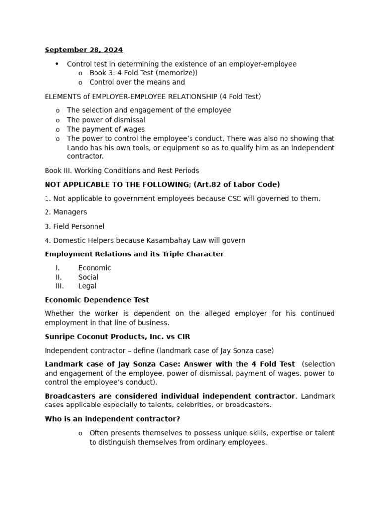 September 28 | PDF | Employment | Labor