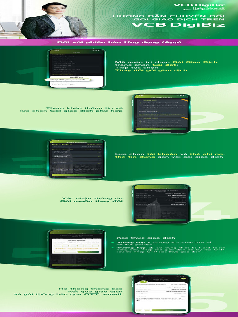 HDSD - Goi Giao Dich - App. VCB | PDF