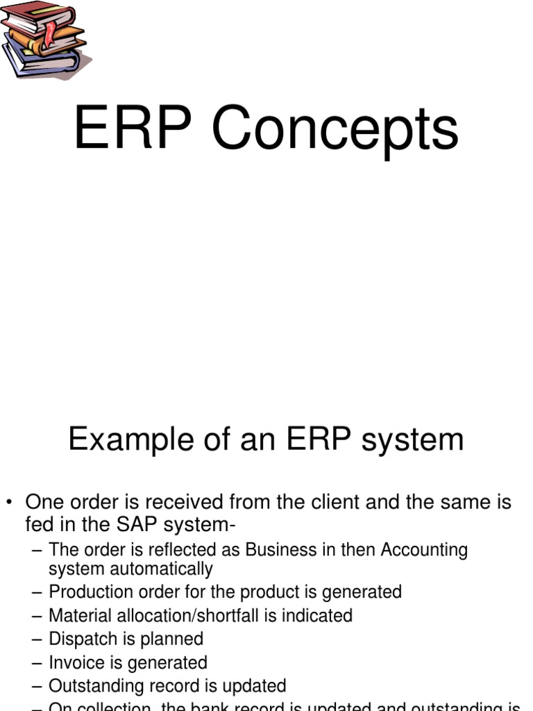ERP Concepts | PDF | Enterprise Resource Planning | Inventory