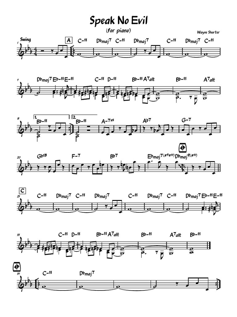 Final Speak | PDF | Musical Keys