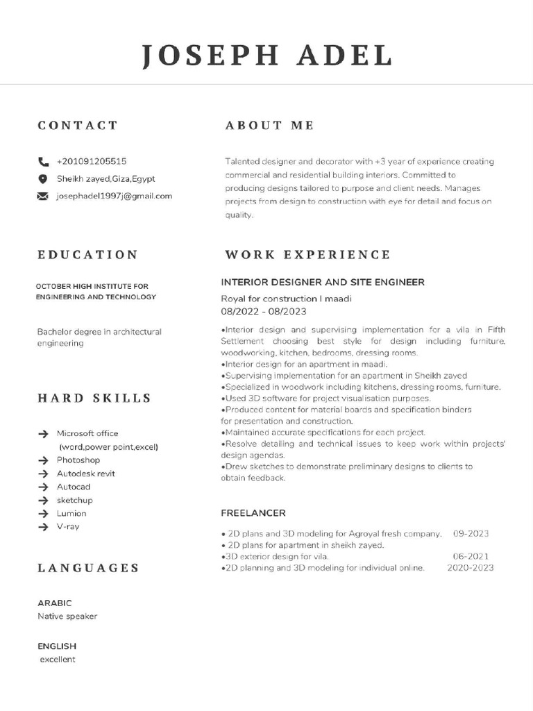Resume 2 | PDF