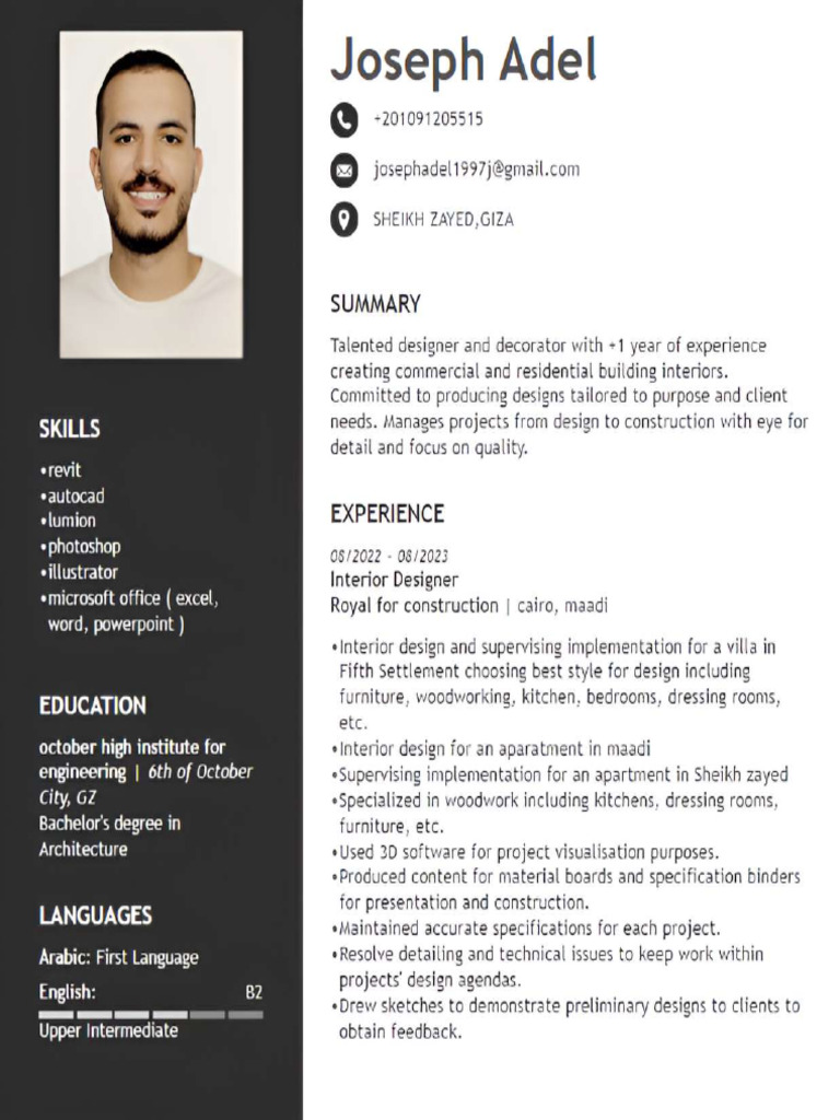 Joseph CV Compressed | PDF