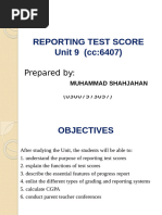 PATM Interpreting Scores | PDF | Percentile | Sampling (Statistics)