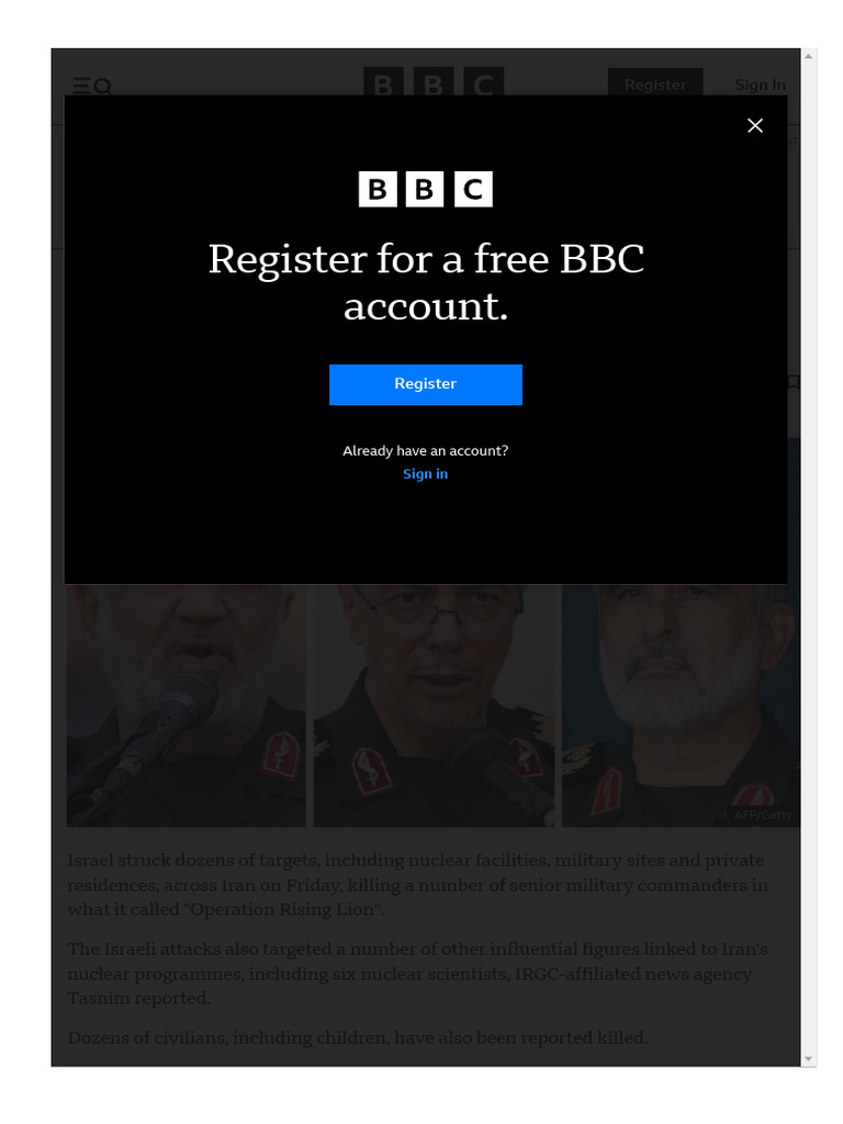 WWW BBC Com News Articles C2lk5j18k4vo... | PDF | Iran | Foreign ...