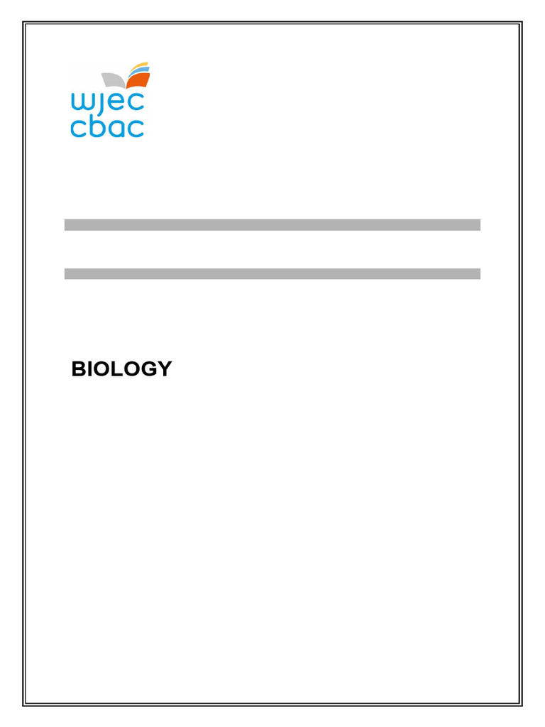 Wjec Gce Biology Report s22 e | PDF | Fatty Acid | Seed
