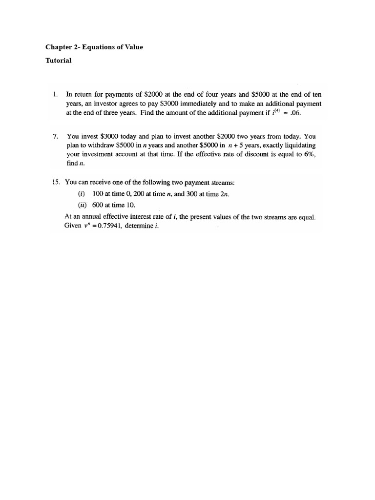 ASC 453 Tutorial Chapter 2 | PDF