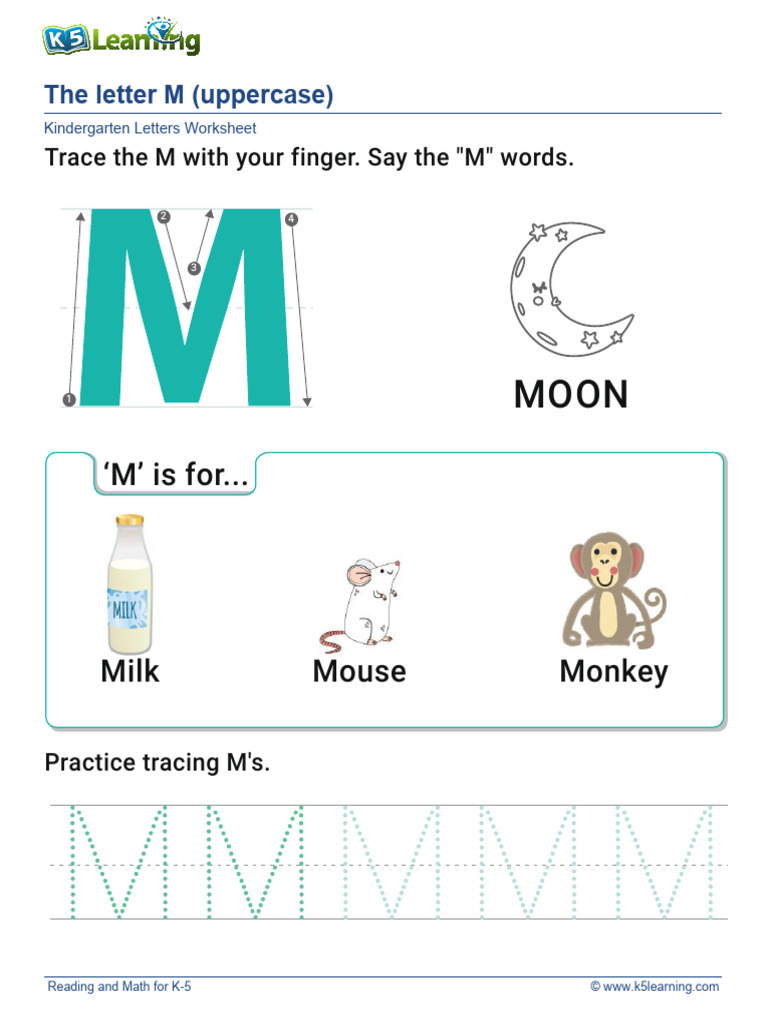 Uppercase Letter M | PDF