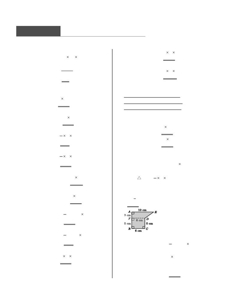 Mensuration (I) | PDF | Area | Rectangle