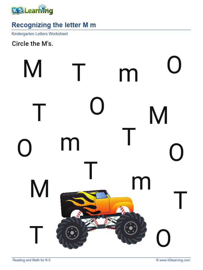 Recognize Letter M | PDF