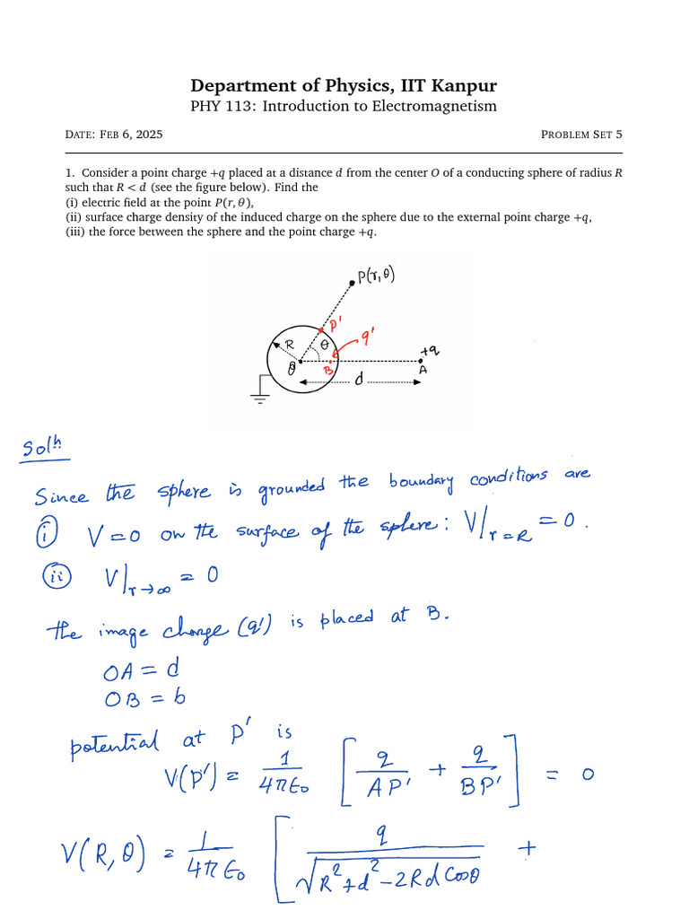 Phy113 Prob Set 5 Soln | PDF | Physics | Applied And Interdisciplinary ...