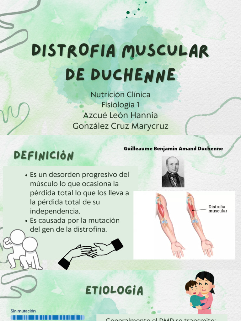 Distrofia Muscular de Duchenne | PDF | Enfermedades y trastornos ...