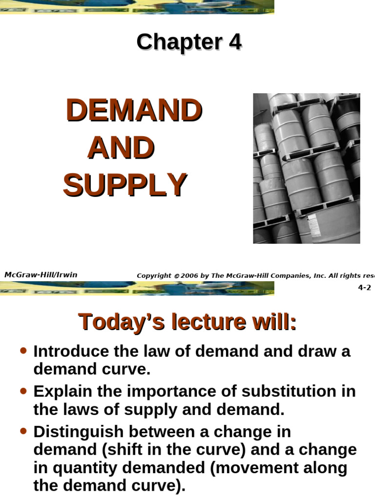 Chap 004 | PDF | Supply (Economics) | Demand