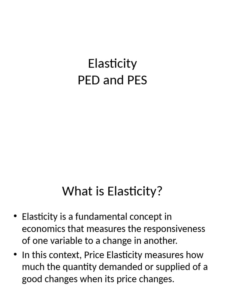 Understanding Price Elasticity in Economics | PDF | Demand | Price ...