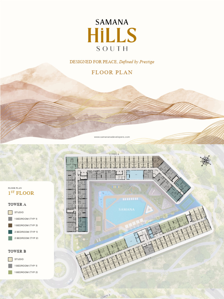 Samana South Hills Floor Plan | PDF