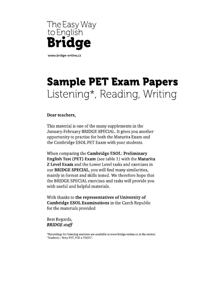 Pet Exam | PDF