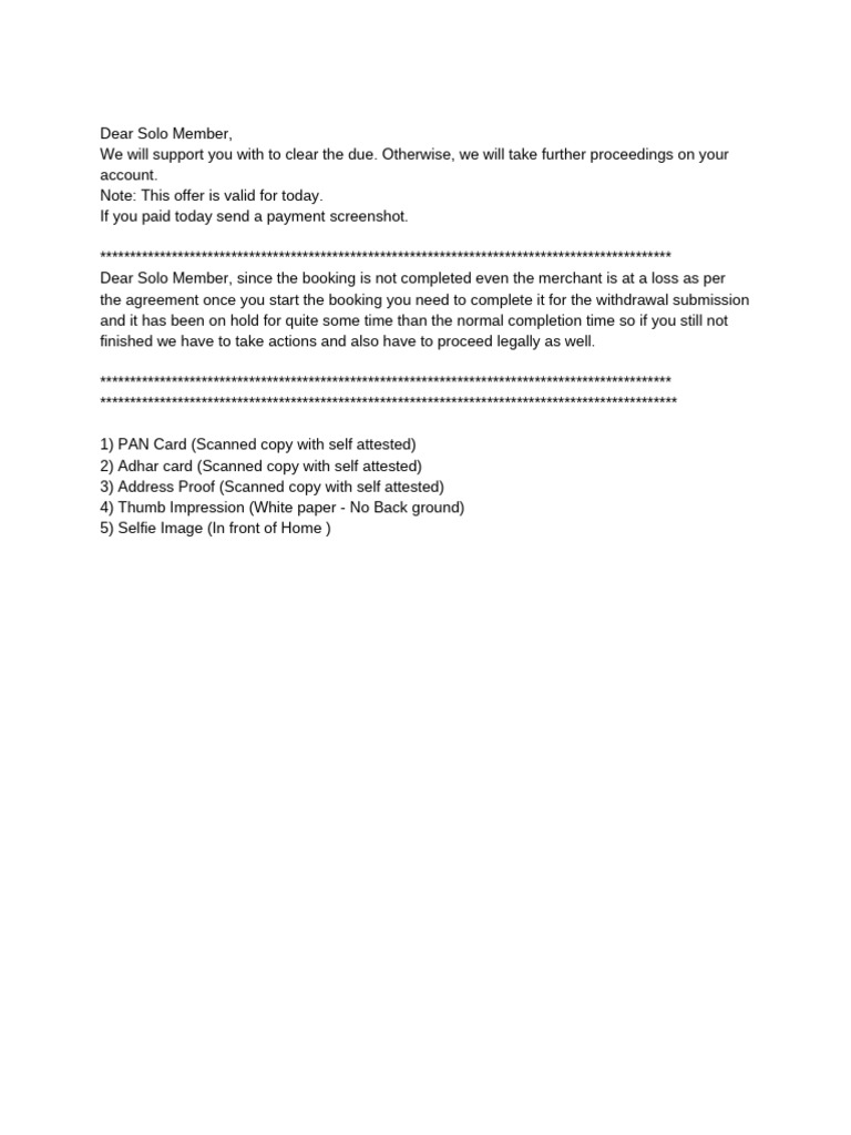 Recovery Team Script | PDF