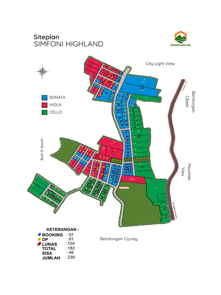 Siteplan Simfoni Highland Update-86 | PDF